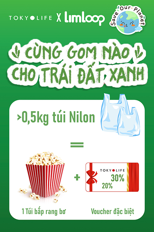 Cùng gom nào, cho trái đất xanh - TokyoLife x Limloop